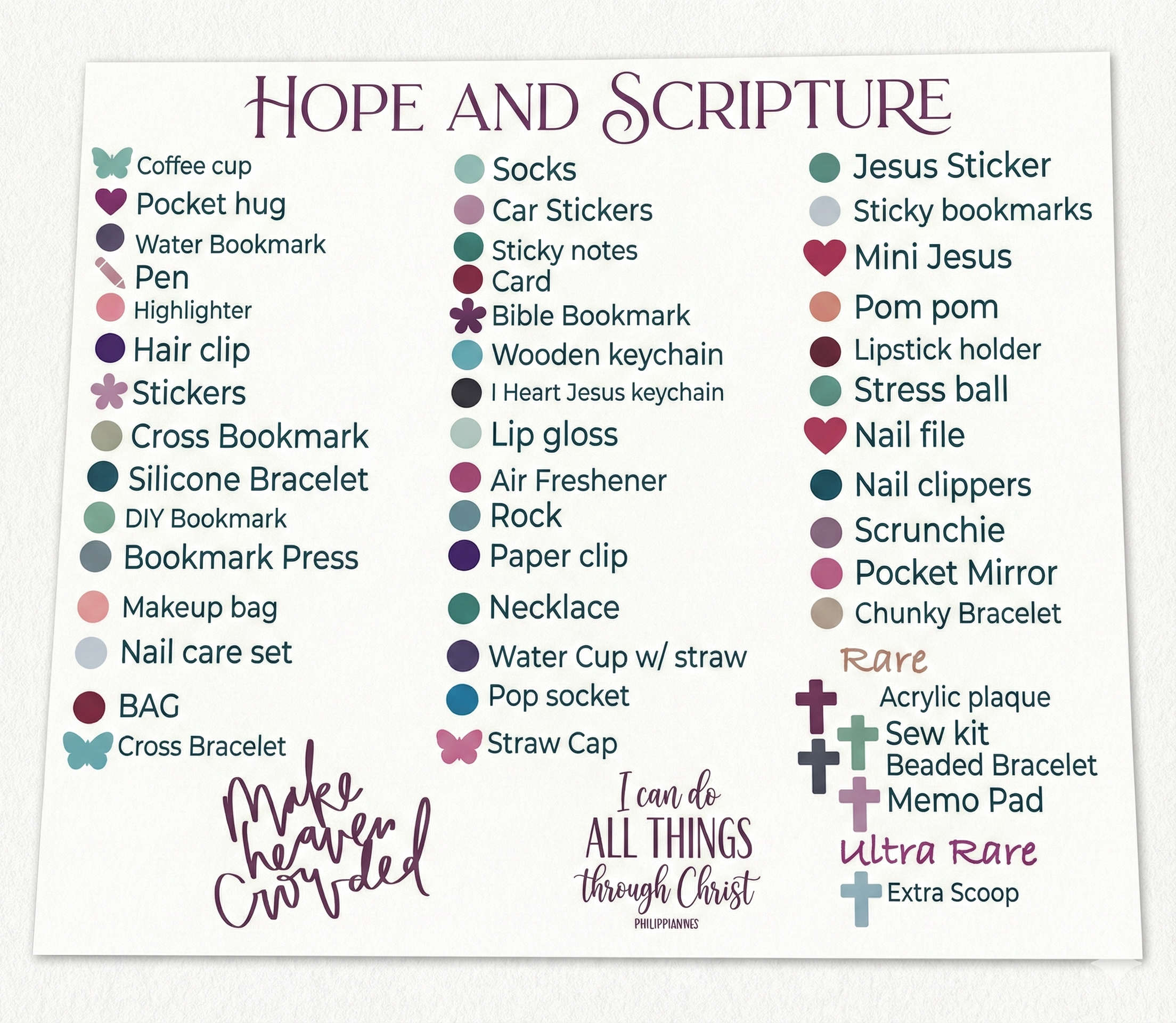 Faith-Filled Mystery Scoops – Hope and Scripture Scoops